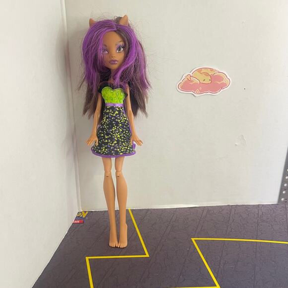 Mattel | Other | Monster High Clawdeen Wolf Sleepover Pjs Mattel Doll ...